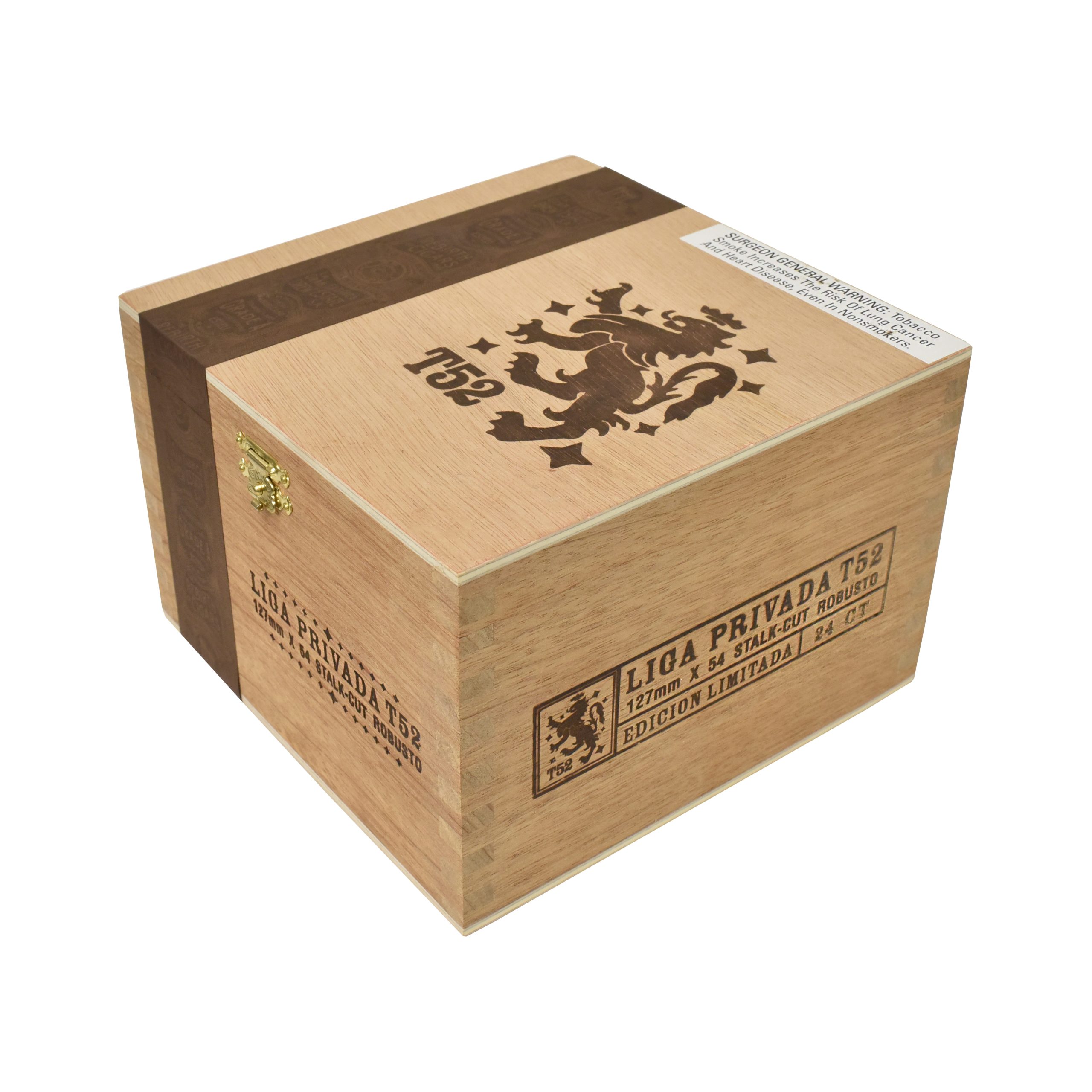 Liga Privada T52 stalk-cut Robusto 127mm x 54 Box of 24 - CIGAR ART