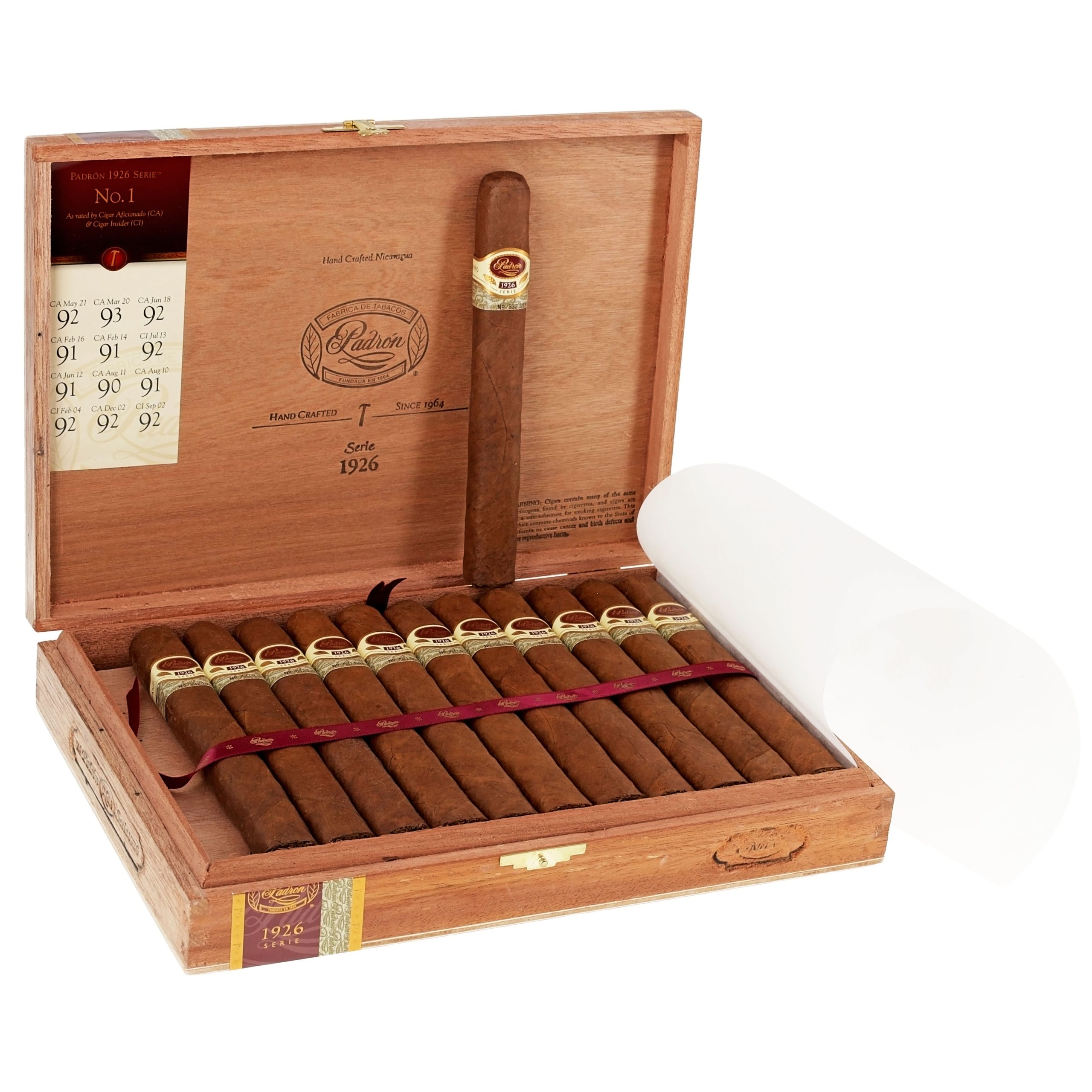 Padron 1926 No. 1 Natural – Luxury Box-Pressed Nicaraguan Cigar